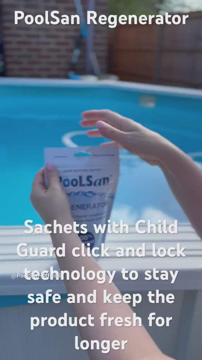 PoolSan Non-Chlorine Chemical kit for Aboveground Pools up to 16ft ...