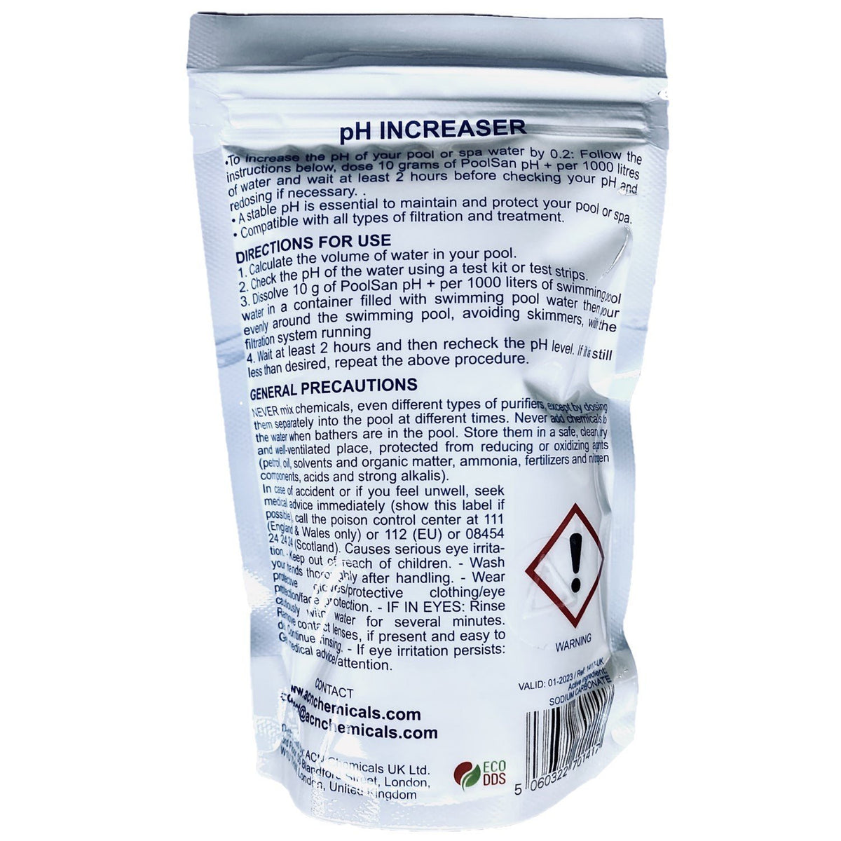 PoolSan pH Plus pH increaser 900gr for pools & hot tubs – PoolSan ...